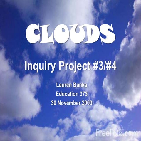 Cloud formation | PPTX