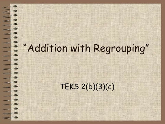 Addition_with_ the Regrouping_Grade_2.pptx | Homework and Study | Education