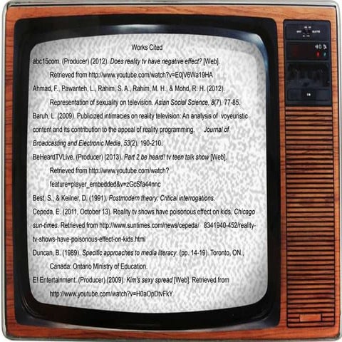 Educ 488 final project works cited | PPT