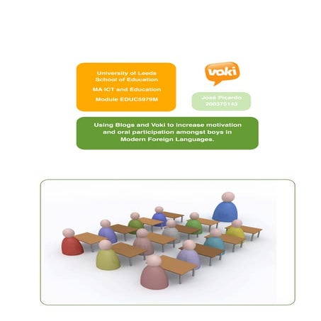 Using Blogs and Voki to increase motivation and oral participation ...