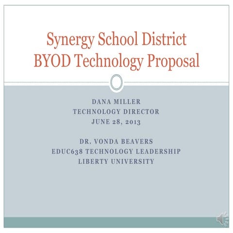 Sample BYOD Technology Proposal | PPTX