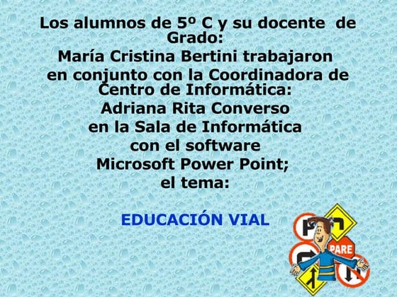Señalización Que Previene Accidentes Escolares Ppt