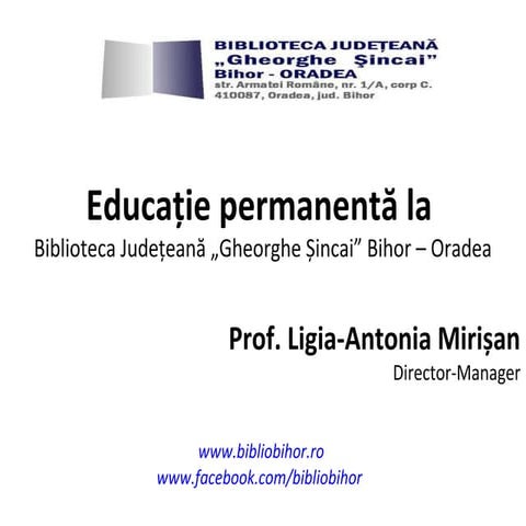 Educatie permanenta | PPTX