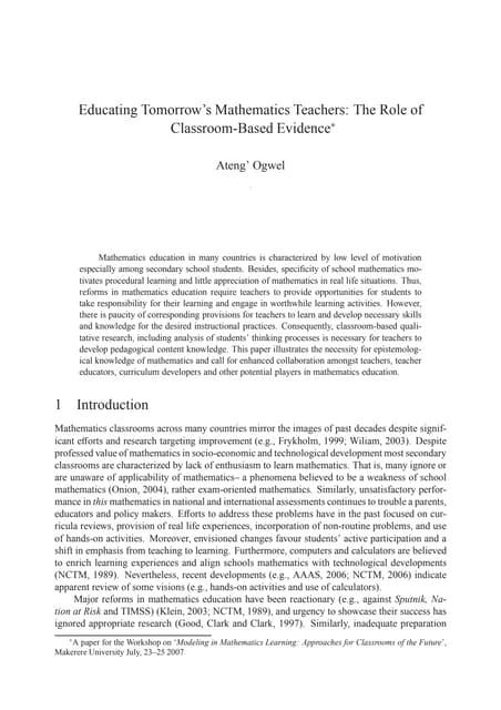 Accomplishment report math | PDF