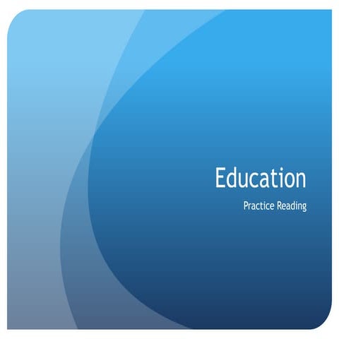 Education | PPT