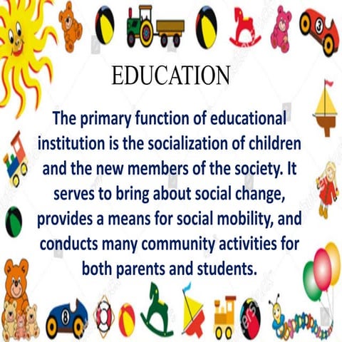 FUNCTION AND IMPORTANCE OF EDUCATION IN THE SOCIETY (Group 2).pptx