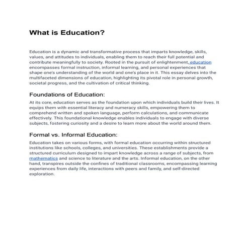 EDUCATION TOPIC UCSP, AND THE IMPORTANCE | PPTX