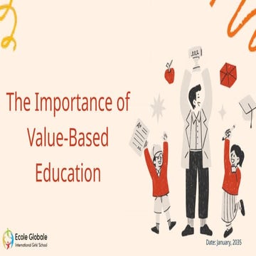 The importance of value -based education | PPTX