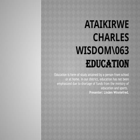 The short comings of education. A good study material for all ...