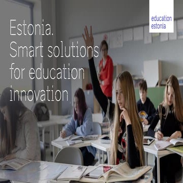 How Estonia does it? Success factors of the Estonian education system | PDF