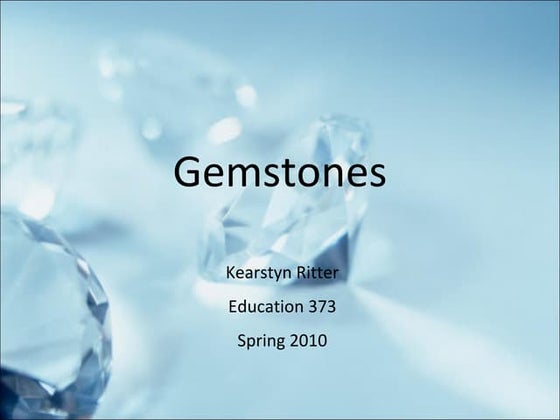 Gemstones | PPT