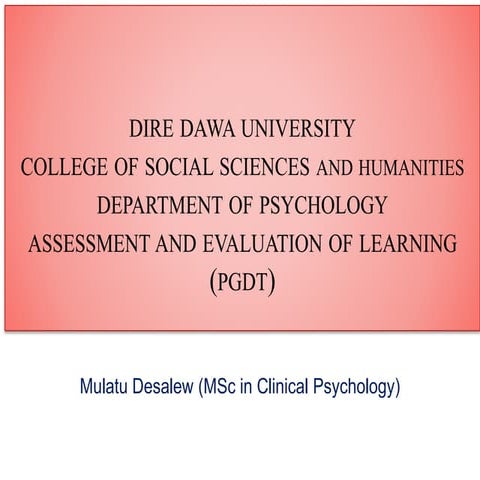 Educational assessment and evaluation.pptx