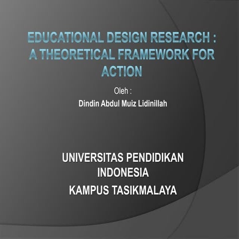 Educational Design Research | PPTX