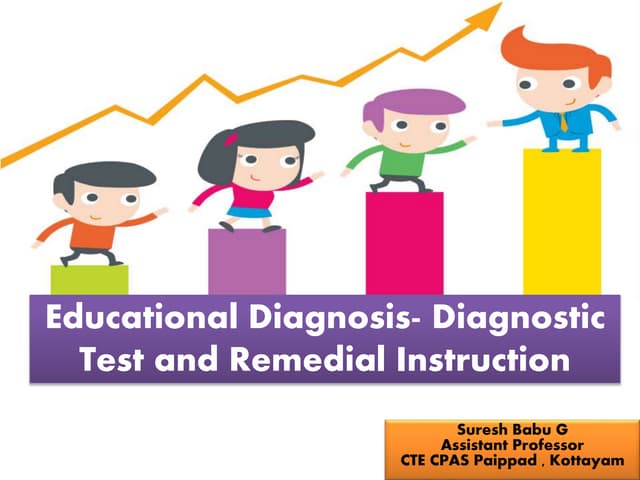 Diagnostic testing and remedial teaching | PPTX