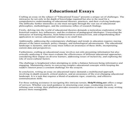 Educational Essays.pdf