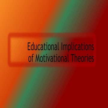 Educational implications | PPTX