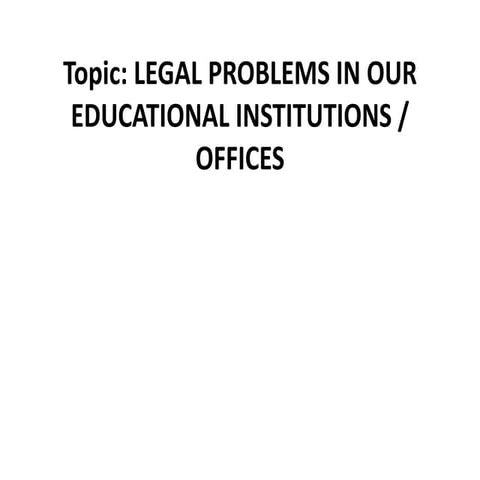 Educational law assignment | PPTX