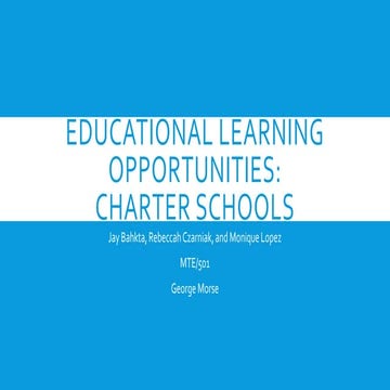 Charter schools | PPTX