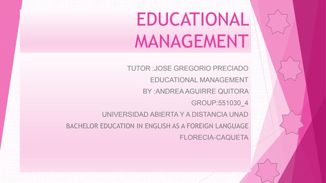 Educational planning and Management | PPTX