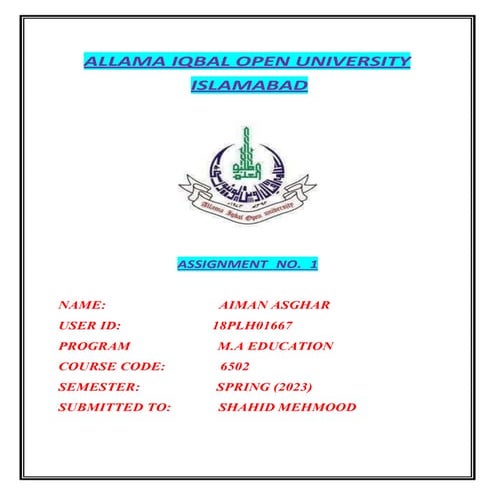 Educational Management Supervision 6502 Pdf