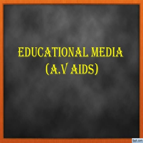 Non Projected AV Aids | PPT