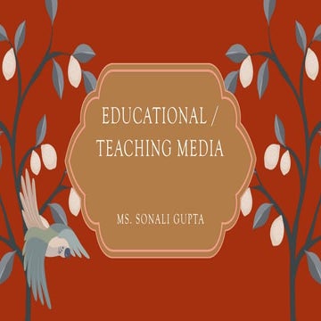 Non projected av aids - Charts, Poster, flash cards | DOCX