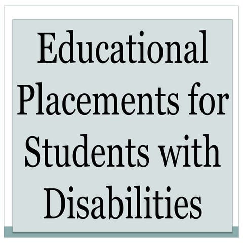 Educational placement | PPTX