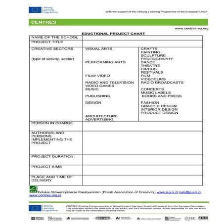 Educational project chart | PDF