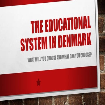 The Danish Educational System | PPT
