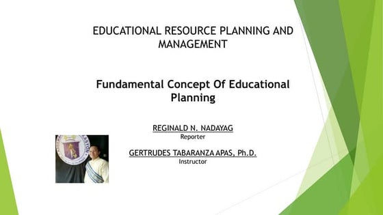 Concept of educational planning | PPT