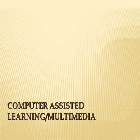 Educational Software and Multimedia | PPTX