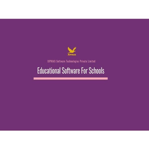Educational software for schools | PPTX