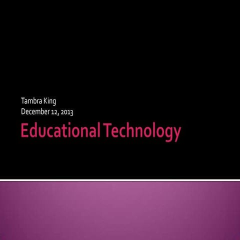 Educational technology | PPT
