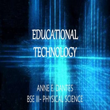 Educational Technology | PPT