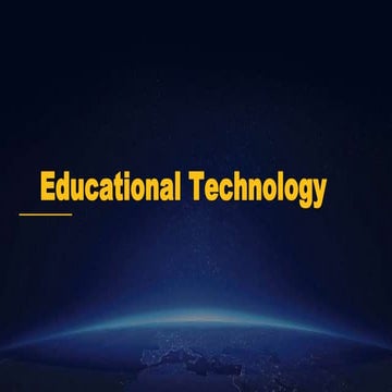 Educational Technology | PPT