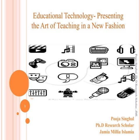 Educational technology presenting the art of teaching in | PDF
