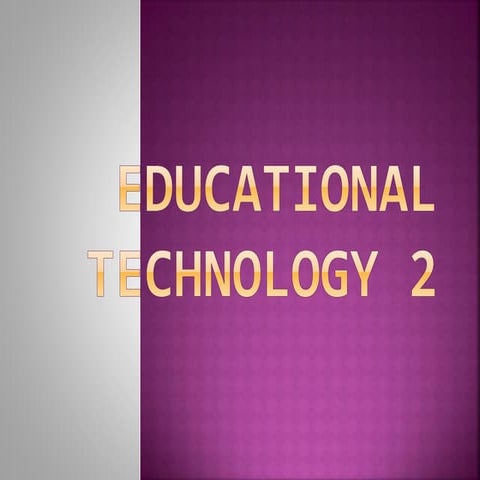 Educational technology 2 appendix | PPTX
