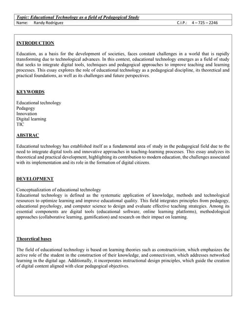 The Role of Technology in Modern Education | PPT