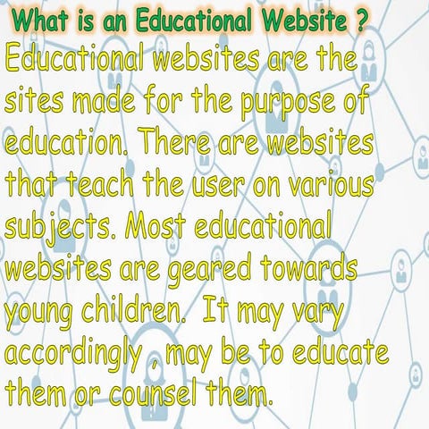Educational websites | PPT