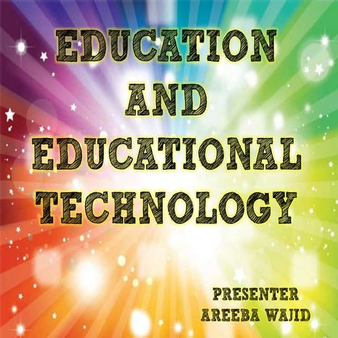 Education and Educational Technology | PDF