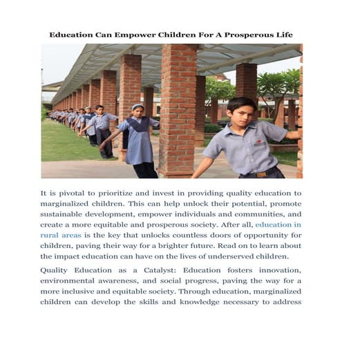 Rural Education Helps Empower Children for a Promising Future.pdf