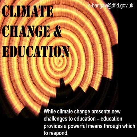 Education climate change turn down the heat exercise(1) | PPTX
