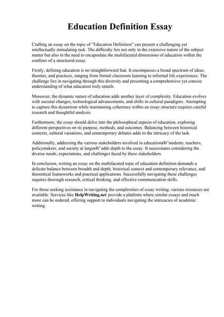 Discipline In School Essay.pdf | Education