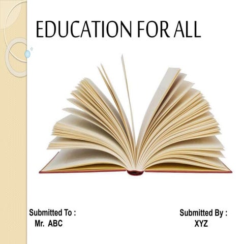 Education For All | PPTX