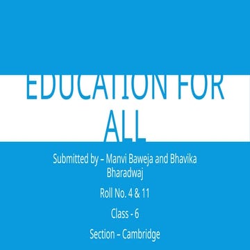 Education for All (Manvi Baweja) for java.pptx