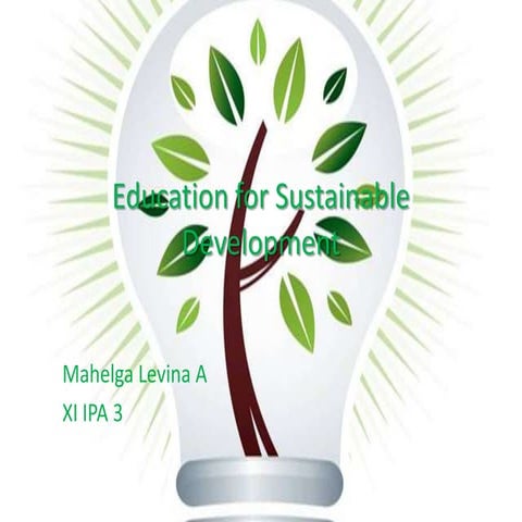 Education for Sustainable Development | PPT