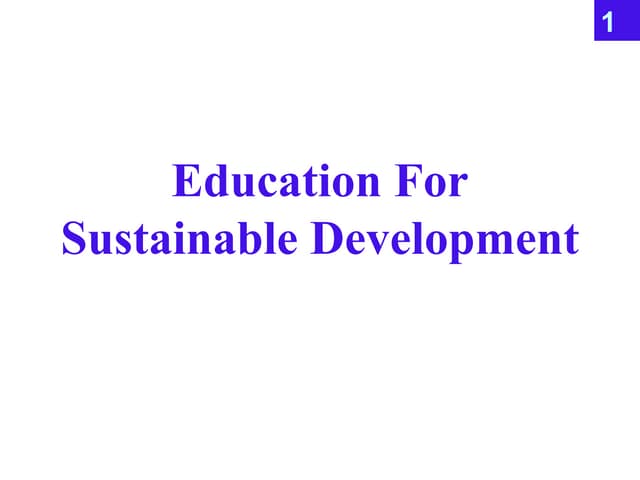 Sustainable development ppt | PPTX