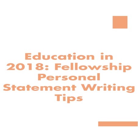 Best 8 Medicine Fellowship Personal Statement Samples | PPTX