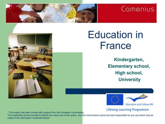 French education system | PPTX | Secondary Education | Education