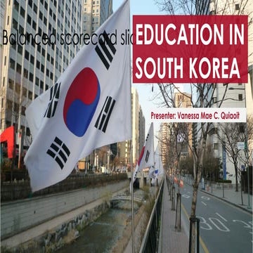 EDUCATION IN SOUTH KOREA PRESENTATION FOR MASTERAL | PPTX
